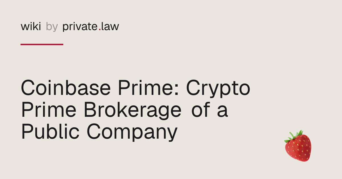 Coinbase Prime: Institutional Crypto Custody & Brokerage